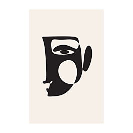 Poster Portrait I – Grafisk konst i modern design | Rammeshoppen.se