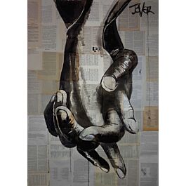 Affisch United – Loui Jover Art | Unik konst på vintage bokpapper